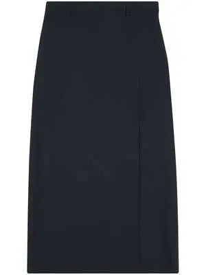 Balenciaga Slit Tailored Skirt