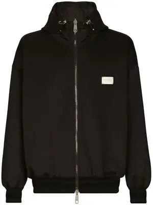 Dolce & Gabbana Logo-tag Reversible Hooded Jacket