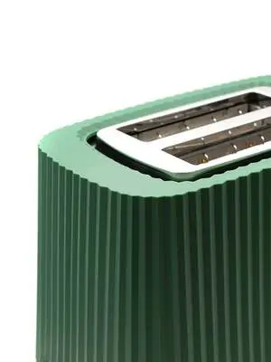 ALESSI Plissé Matte Toaster - Green