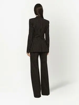 Dolce & Gabbana Pinstriped Wide-leg Trousers
