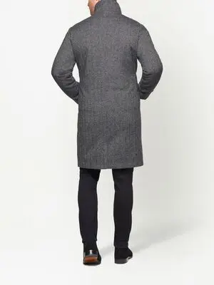NORWEGIAN WOOL Single-breasted Down-filled Coat