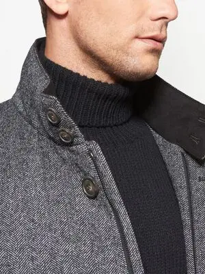NORWEGIAN WOOL Single-breasted Down-filled Coat