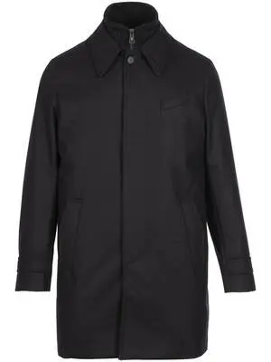 Norwegian Wool Belted Outerwear For Men