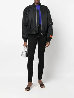 Philipp Plein Rhinestone-embellished Skinny Jeans