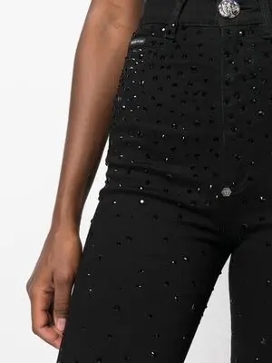 Philipp Plein Rhinestone-embellished Skinny Jeans