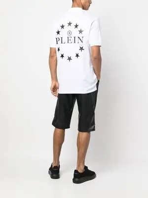 Philipp Plein Logo-print Cotton Polo Shirt