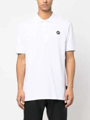 Philipp Plein Logo-print Cotton Polo Shirt
