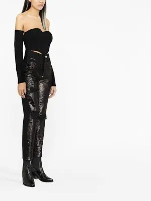 Philipp Plein Sequin-embellished Jeans