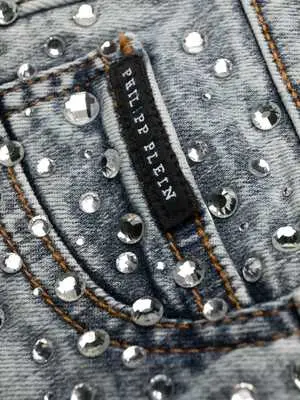 Philipp Plein Rhinestone-embellished Skinny Jeans