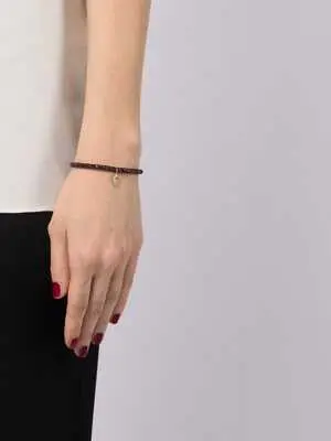 SYDNEY EVAN 14kt Yellow Gold Garnet Bracelet - Red