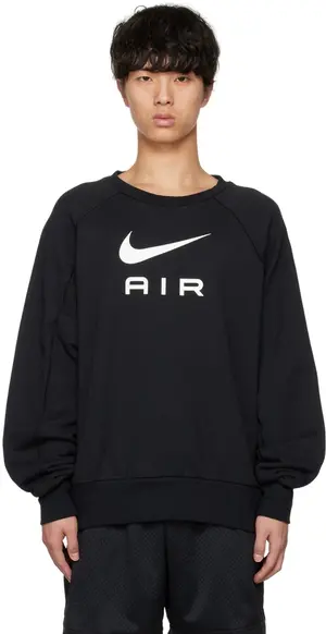 Nike Nike Black Sportswear Air Sweatshirt - Black/white