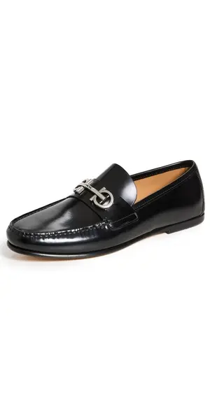 Ferragamo Metallic Loafers