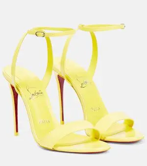 CHRISTIAN LOUBOUTIN Loubigirl 100 Patent Leather Sandals