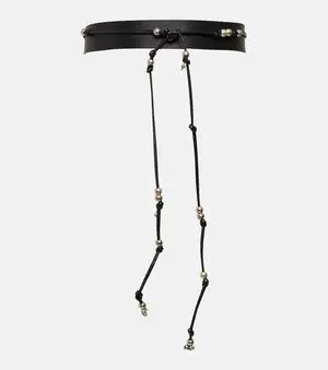 Altuzarra Embellished Tie Leather Belt