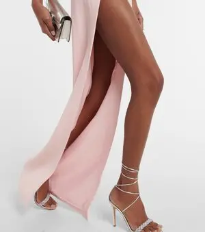 David Koma Side-slit Maxi Dress - Pink