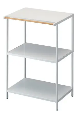YAMAZAKI Tower 3-tier Storage Rack - White