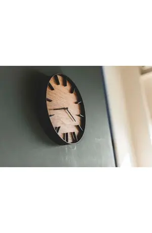 YAMAZAKI Rin Wall Clock - Brown