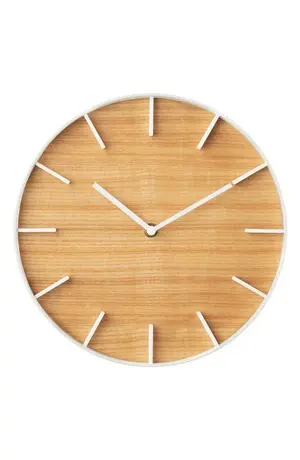 YAMAZAKI Rin Wall Clock - Natural