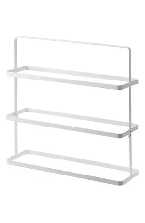 YAMAZAKI Steel Tower Shoe Rack - White