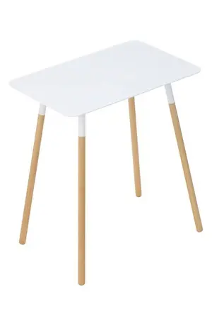 YAMAZAKI Rectangular Side Table - White