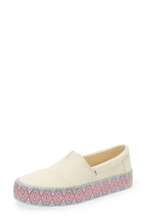 Toms Alpargata Fenix Platform Sneaker Natural