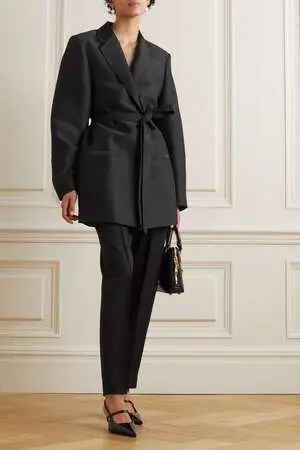 TOTEME Belted Cady Blazer