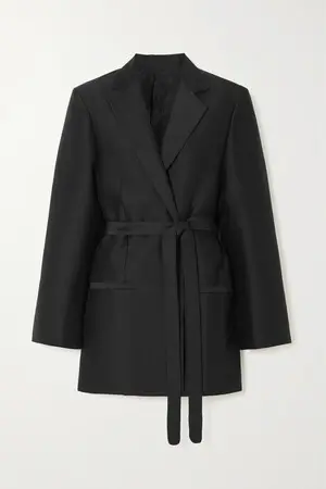 TOTEME Belted Cady Blazer