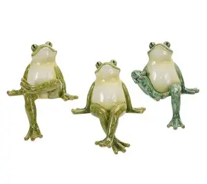 MELROSE Frog Shelf Sitter Figurines - One-color