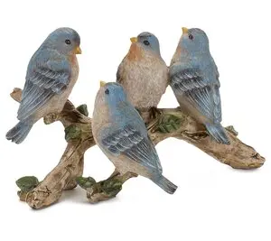 MELROSE Blue Birds On Branch Tabletop Figurine - One-color