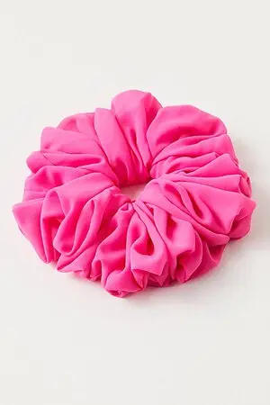 KAXI CO. Chiffon Jumbo Scrunchie Pink
