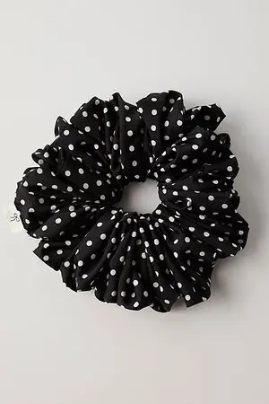 KAXI CO. Chiffon Jumbo Scrunchie - Polka Dot