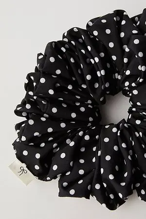 KAXI CO. Chiffon Jumbo Scrunchie - Polka Dot