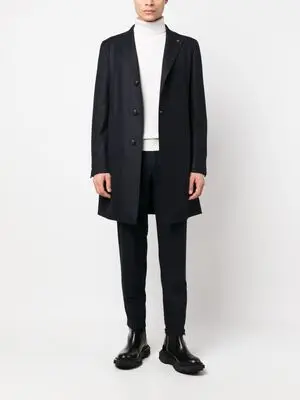 Incotex Pinstripe Tailored Trousers - Blue