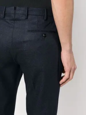 Incotex Mid-rise Straight-leg Trousers - Blue