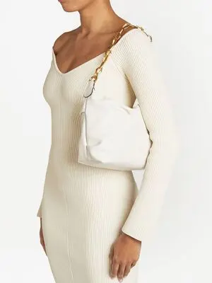 JIMMY CHOO Diamond Soft Hobo Bag - White