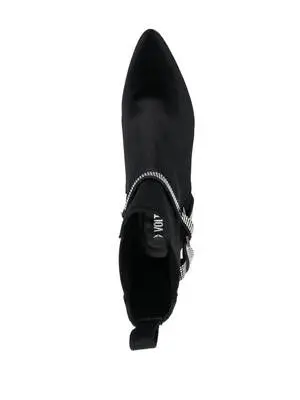 Zadig&Voltaire Crystal-embellished Velvet Boots