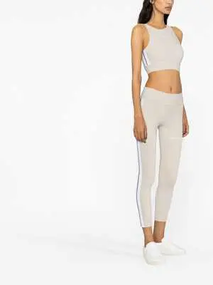 Palm Angels Logo-print Cropped Leggings