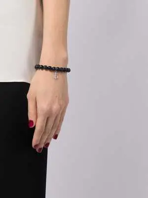 SYDNEY EVAN 14kt White Gold Goldstone Beaded Bracelet