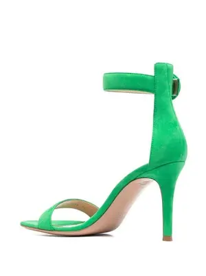 GIANVITO ROSSI Portofino 85mm Suede Sandals - Green