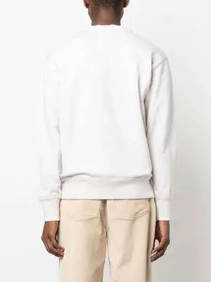 Isabel Marant Mike Logo-embroidered Sweatshirt - White