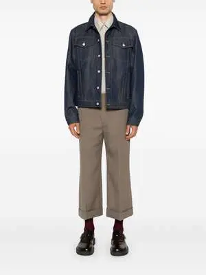 Gucci Wide-leg Wool Trousers