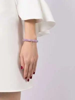 SYDNEY EVAN 14kt Yellow Gold Amethyst Bracelet