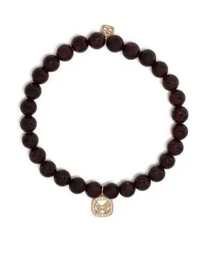SYDNEY EVAN 14kt Yellow Gold Ruby Beaded Bracelet