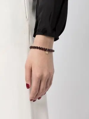 SYDNEY EVAN 14kt Yellow Gold Ruby Beaded Bracelet