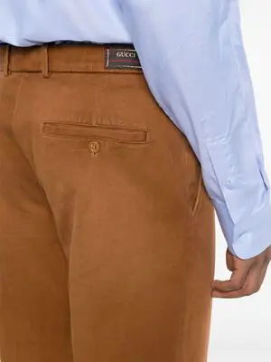 Gucci Logo-patch Trousers