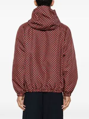 Gucci Interlocking Gg Hooded Jacket - Red