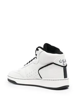Saint Laurent Sl/80 High-top Sneakers - White