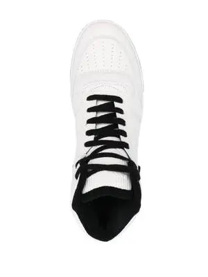 Saint Laurent Sl/80 High-top Sneakers - White