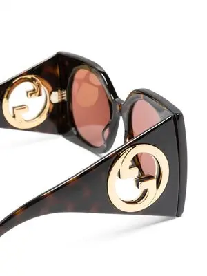 Gucci Tortoiseshell Square Sunglasses