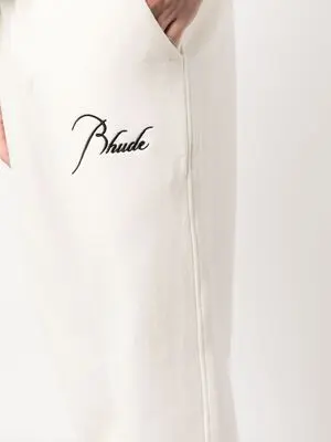 Rhude Logo-embroidered Drawstring Track Pants